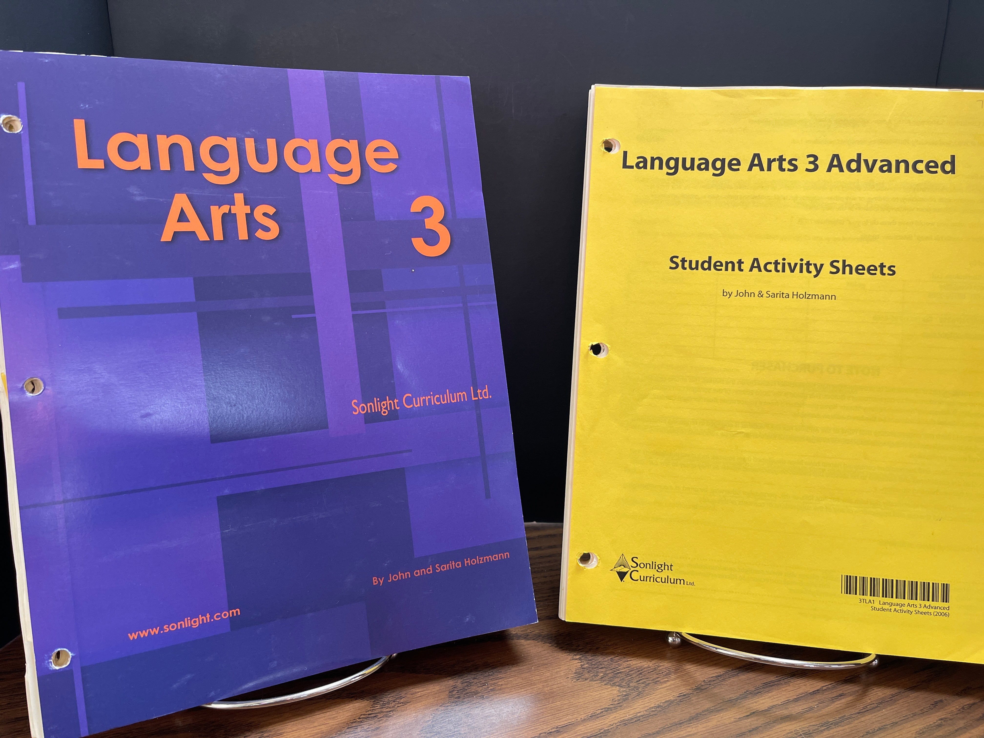 Sonlight Language Arts 3 guide with all student activity sheets ...